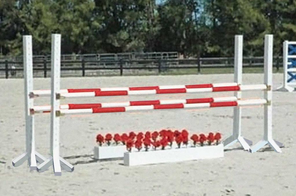Schooling Oxer Complete Jump ASA23 - Arena Supplies