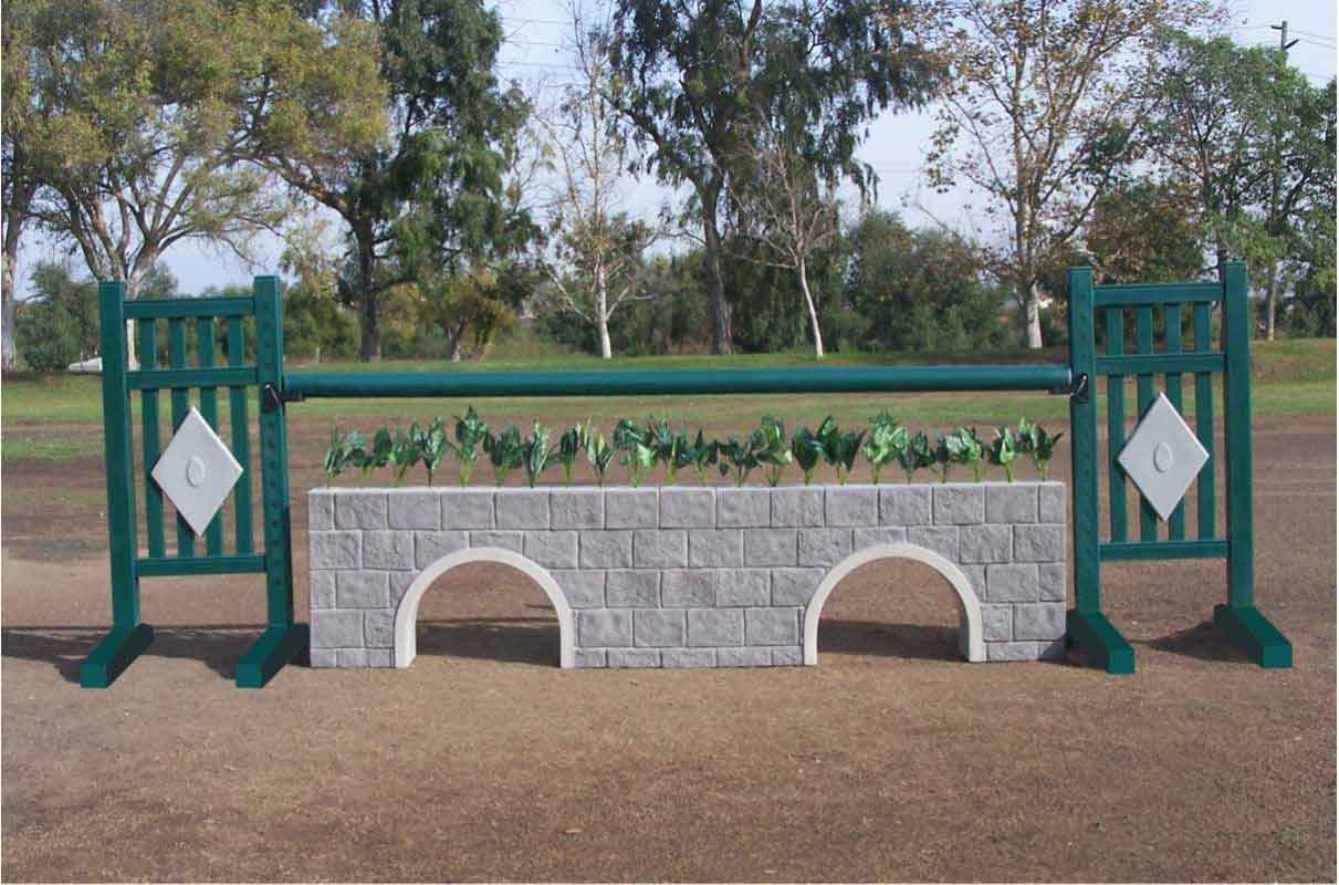 Two Tone Oxer Complete Jump ASA45 - Arena Supplies
