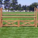 Cedar Split Rail Fence - Faux Natural Wood - Arena Supplies