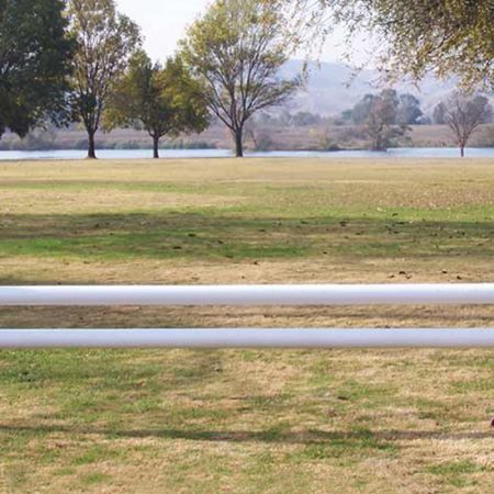 8' Solid White Perfect Poles (set of 4) - Arena Supplies