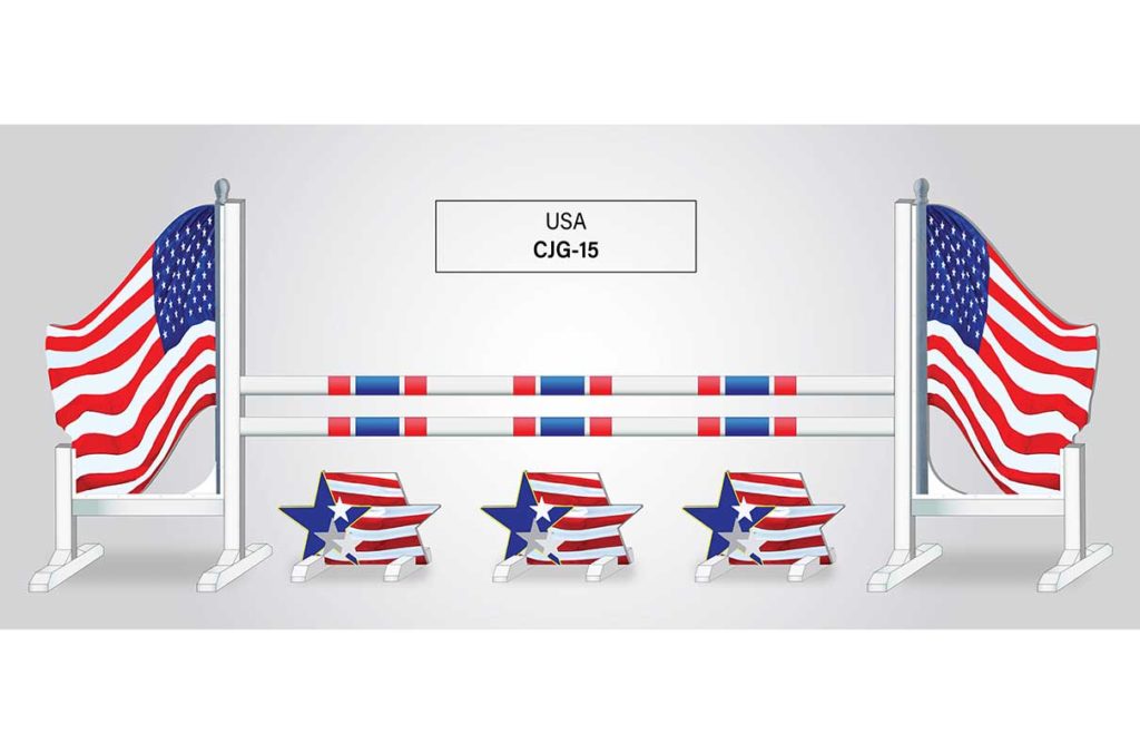 Complete Graphic Jumps - Custom Horse Jumps - Arena Supplies